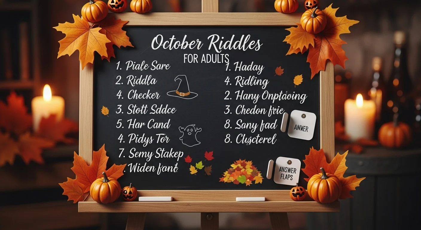162+ Spooky October Riddles for Adults 2026 – Hard, Funny & Creepy ...