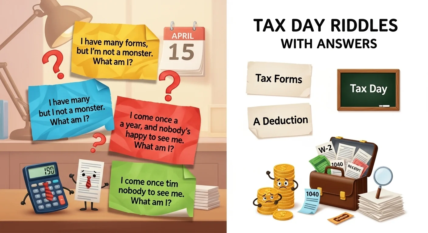 340+ Hilarious Tax Day Riddles & Jokes That Will Make Filing Season Fun